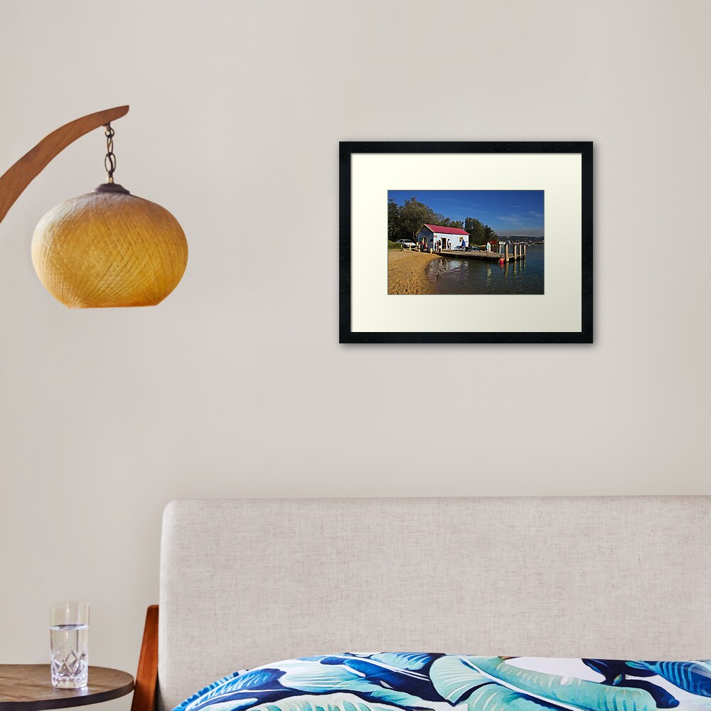 "Mitchies Jetty at Merimbula" Framed Art Print by dgstones | Redbubble