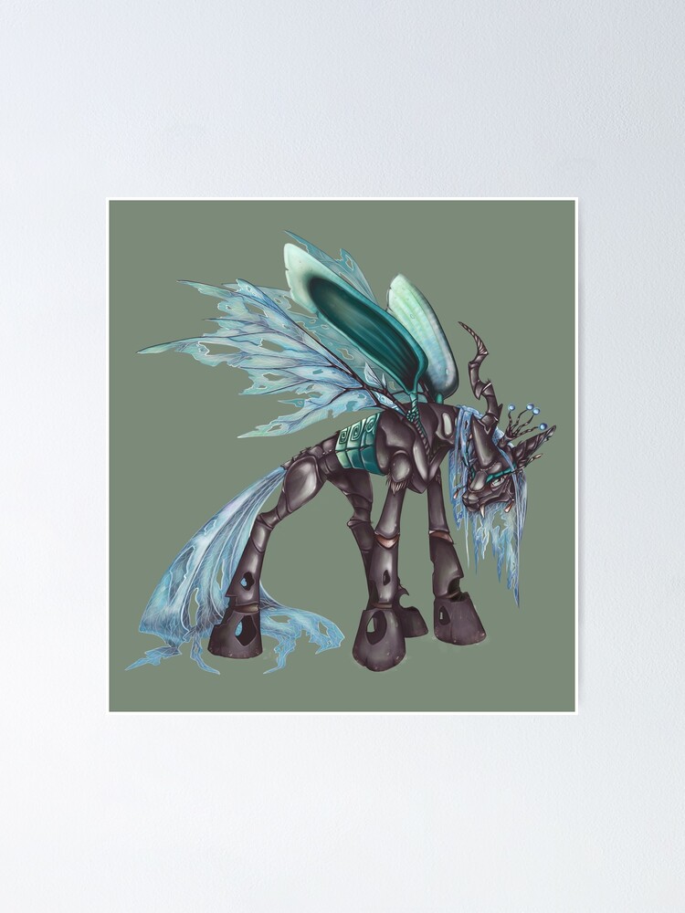 "Queen Chrysalis " Poster by KeyFeathers | Redbubble