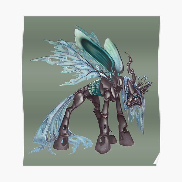 "Queen Chrysalis " Poster by KeyFeathers | Redbubble