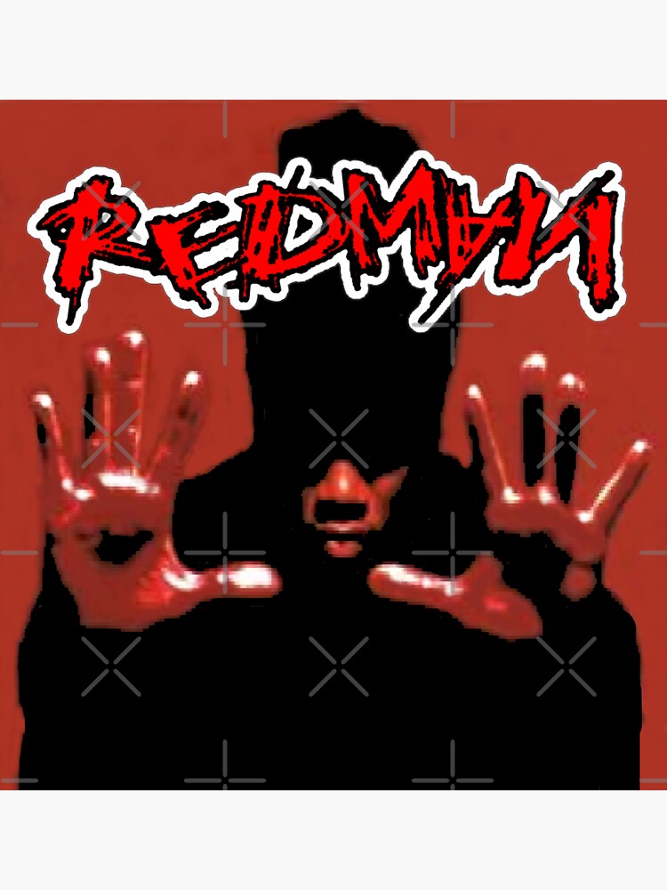 "Redman" Sticker for Sale by zarface | Redbubble