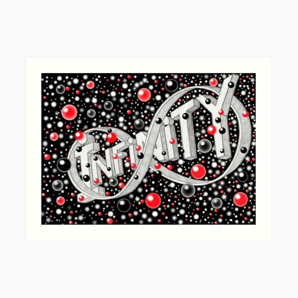 "Infinity within the symbol" Art Print for Sale by daleyart | Redbubble