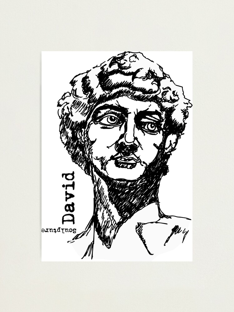 Lámina fotográfica « El héroe bíblico David David es una obra maestra ...