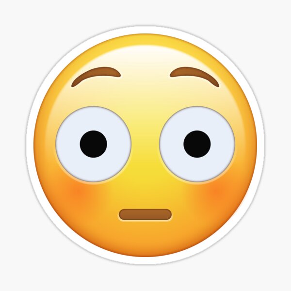 Pegatinas: Cara Sonrojada | Redbubble