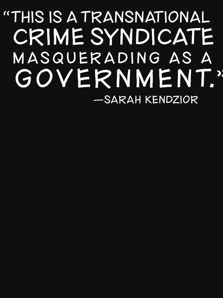 "Crime Syndicate Government" T-shirt by fisherstudio | Redbubble