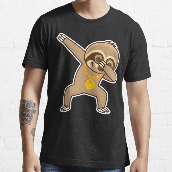 "Sloth dab" T-shirt for Sale by plushism | Redbubble | sloth t-shirts ...