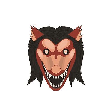 "Smile Dog - (Demon) Sticker " Sticker for Sale by Mcpcreations | Redbubble