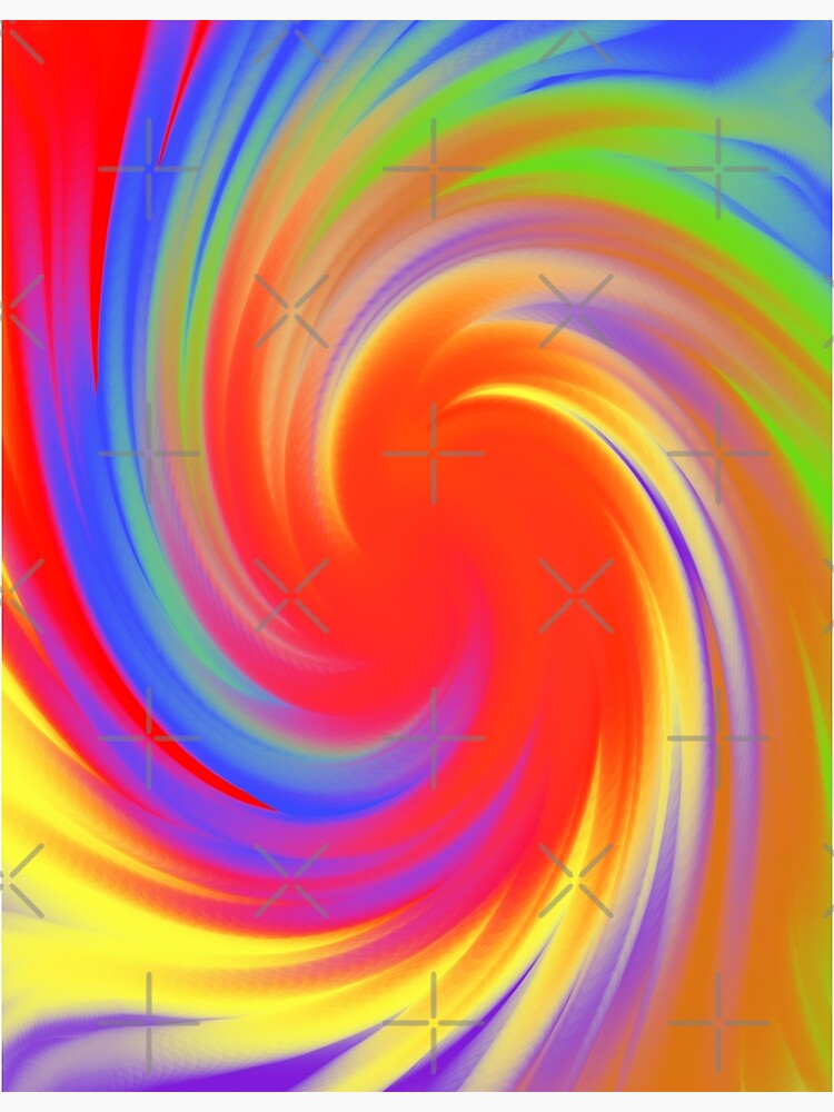 "Colorful Swirly Tye Dye" Art Print by CharJens | Redbubble