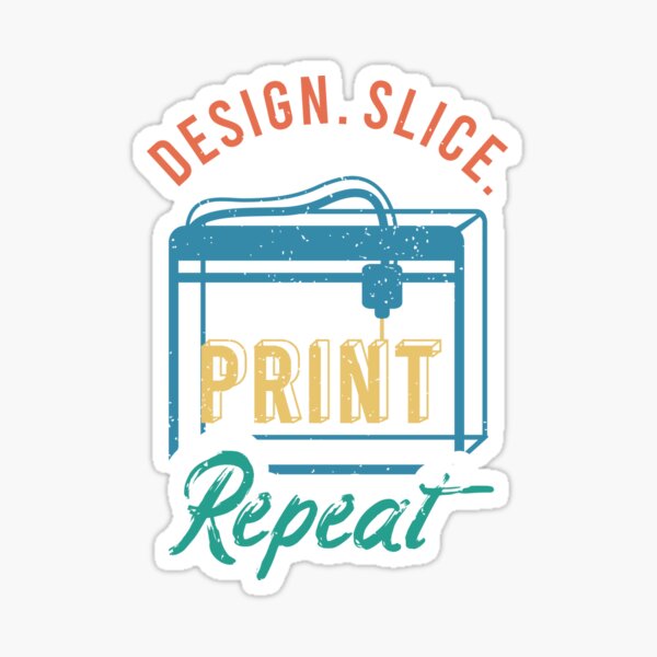 3d Printer Stickers | Redbubble