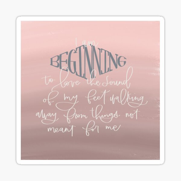 "Walk Away" Sticker for Sale by jcale | Redbubble