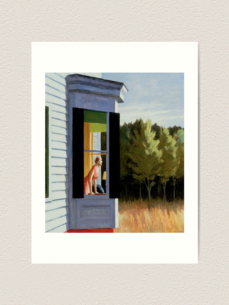 "Cape Cod Morning Edward Hopper" Art Print for Sale by LexBauer | Redbubble