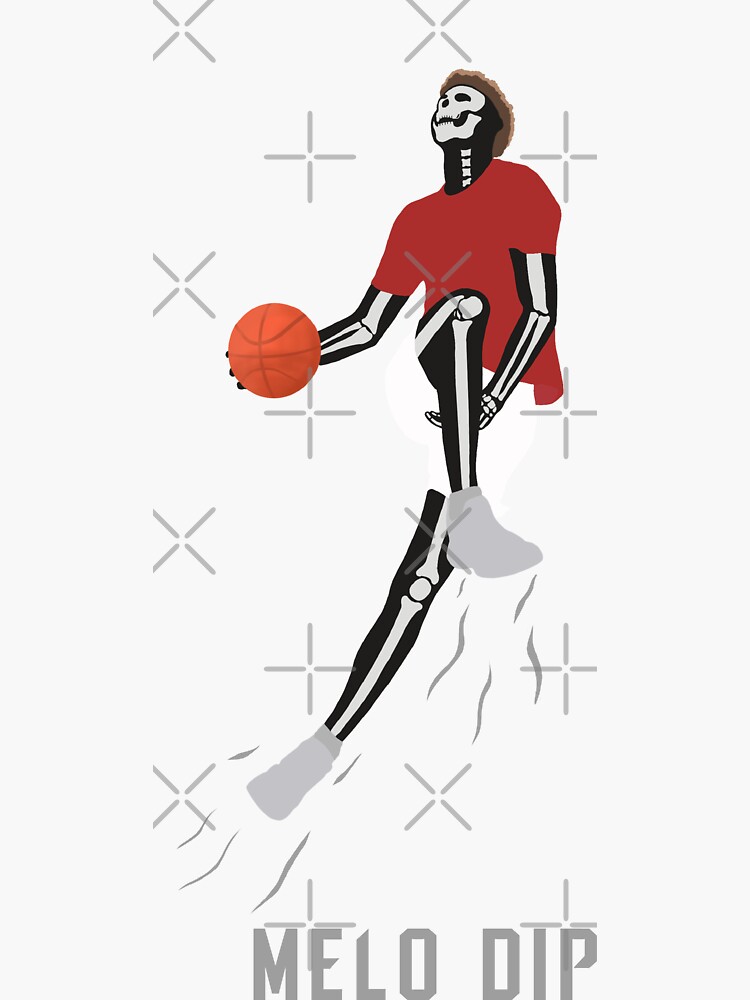 "Lamelo Ball Skeleton Dunk Red" Sticker for Sale by Carco | Redbubble
