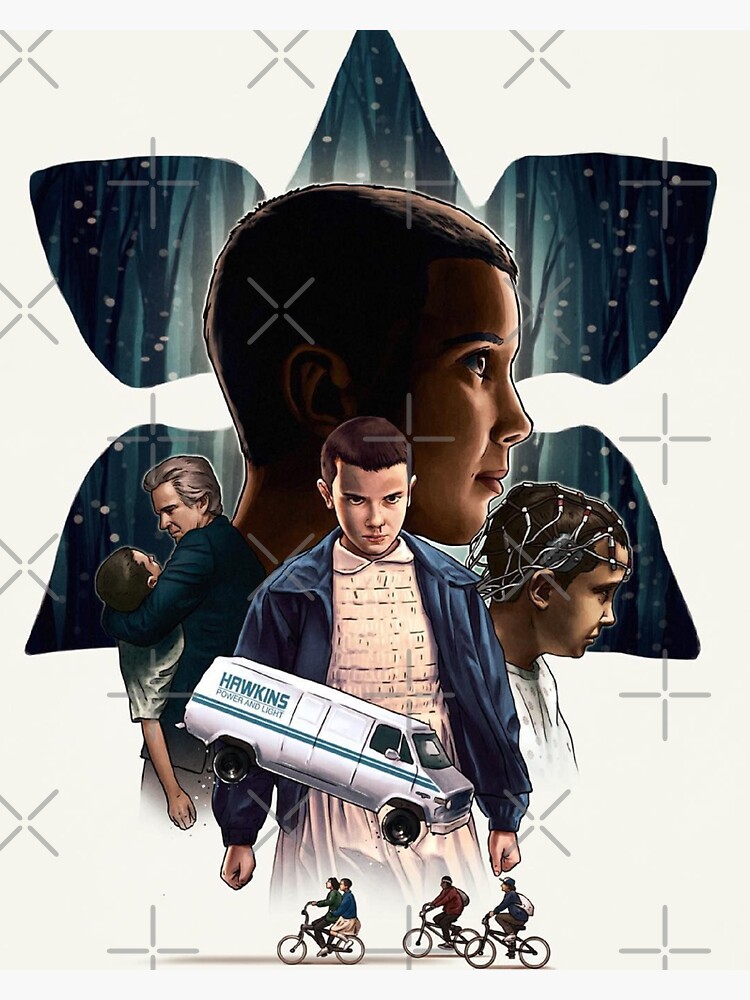 "Eleven poster" Sticker for Sale by Gingerschnapps | Redbubble