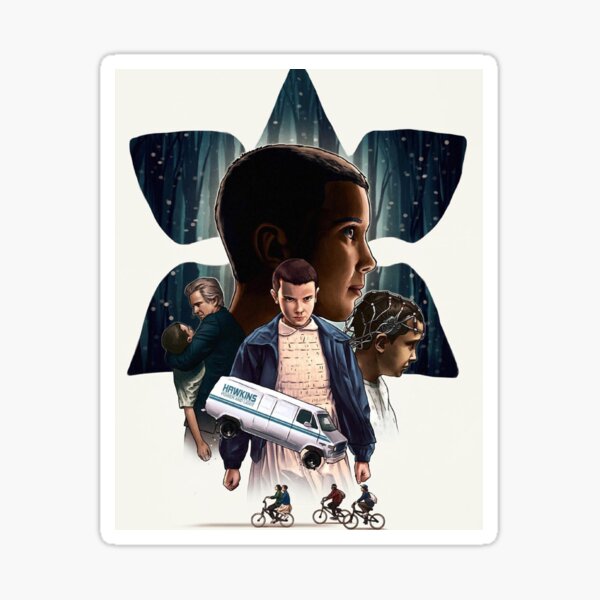 "Eleven poster" Sticker for Sale by Gingerschnapps | Redbubble