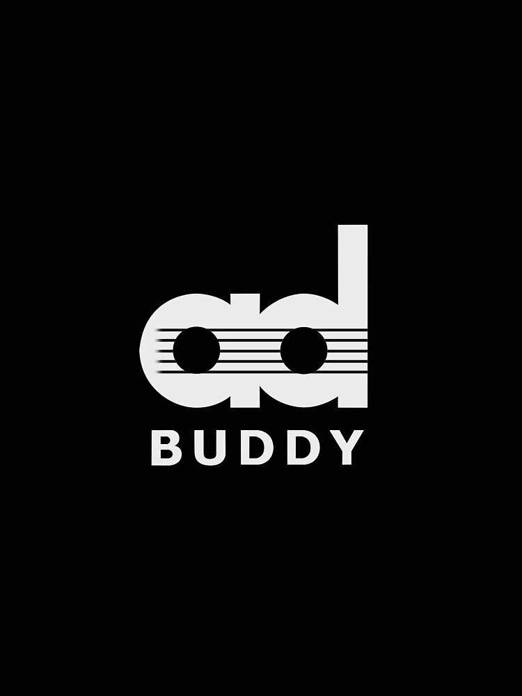 Mochila saco «Ad Buddy - Blanco» de LoganMcNay | Redbubble