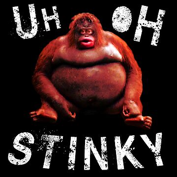"Uh Oh Stinky Le Monke Funny Dank Meme" Art Board Print for Sale by ...