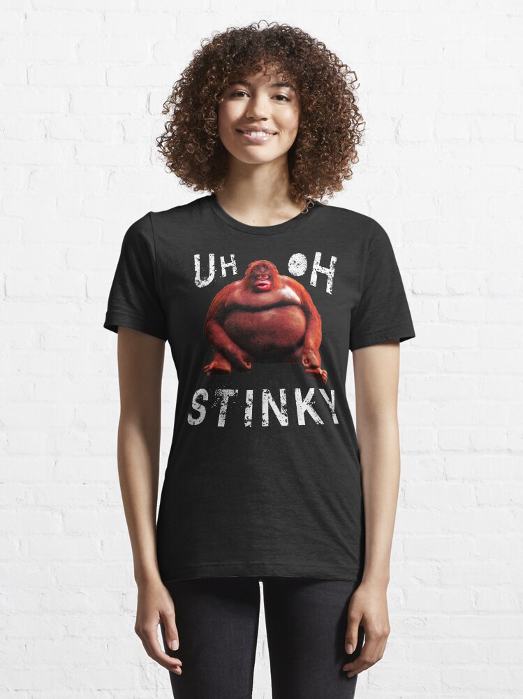 "Uh Oh Stinky Le Monke Funny Dank Meme" Essential T-Shirt for Sale by ...