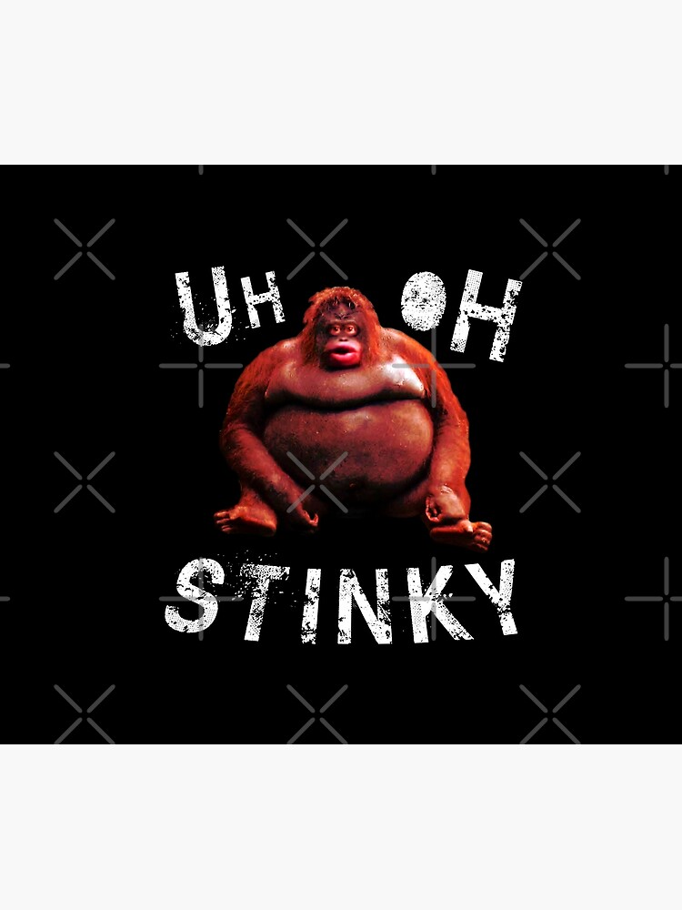 "Uh Oh Stinky Le Monke Funny Dank Meme" Throw Blanket for Sale by ...