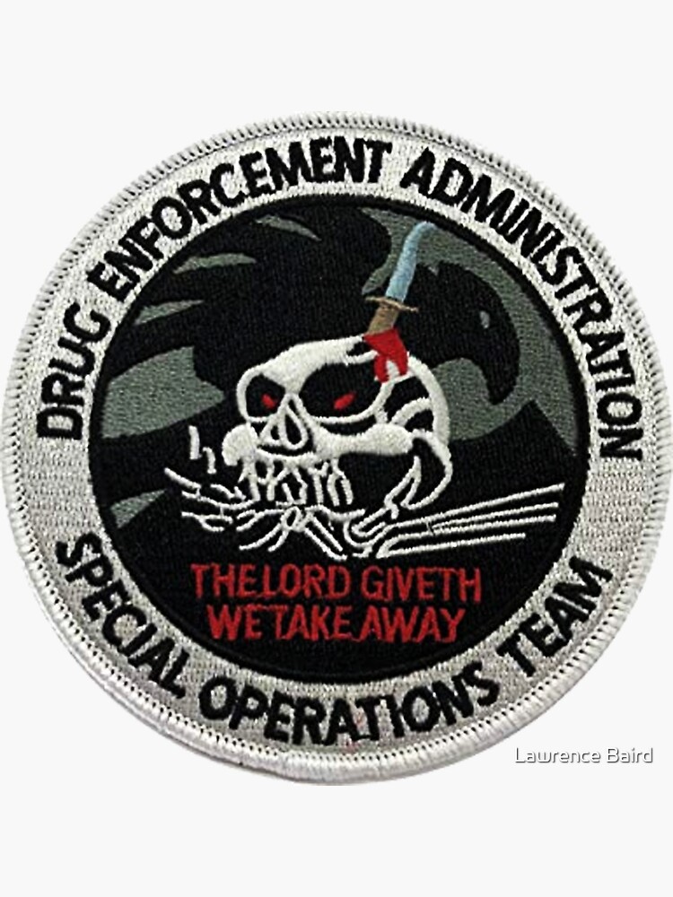 "DEA SPECOPS" Sticker for Sale by lawrencebaird | Redbubble