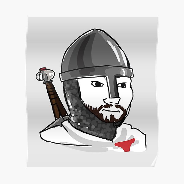 Crusader Pepe Posters | Redbubble