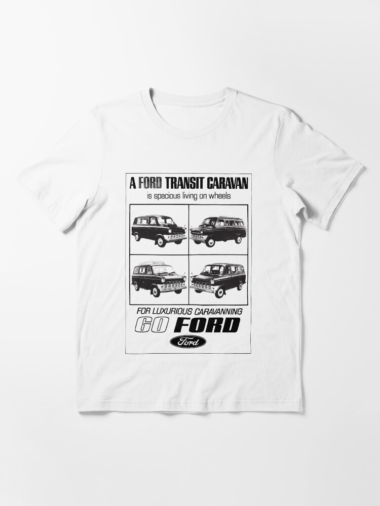 "FORD TRANSIT" T-shirt for Sale by ThrowbackMotors | Redbubble | ford t ...
