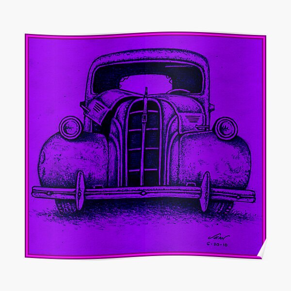 "UltraViolet? ('36 Nash II )" Poster for Sale by 1960Fairlane | Redbubble