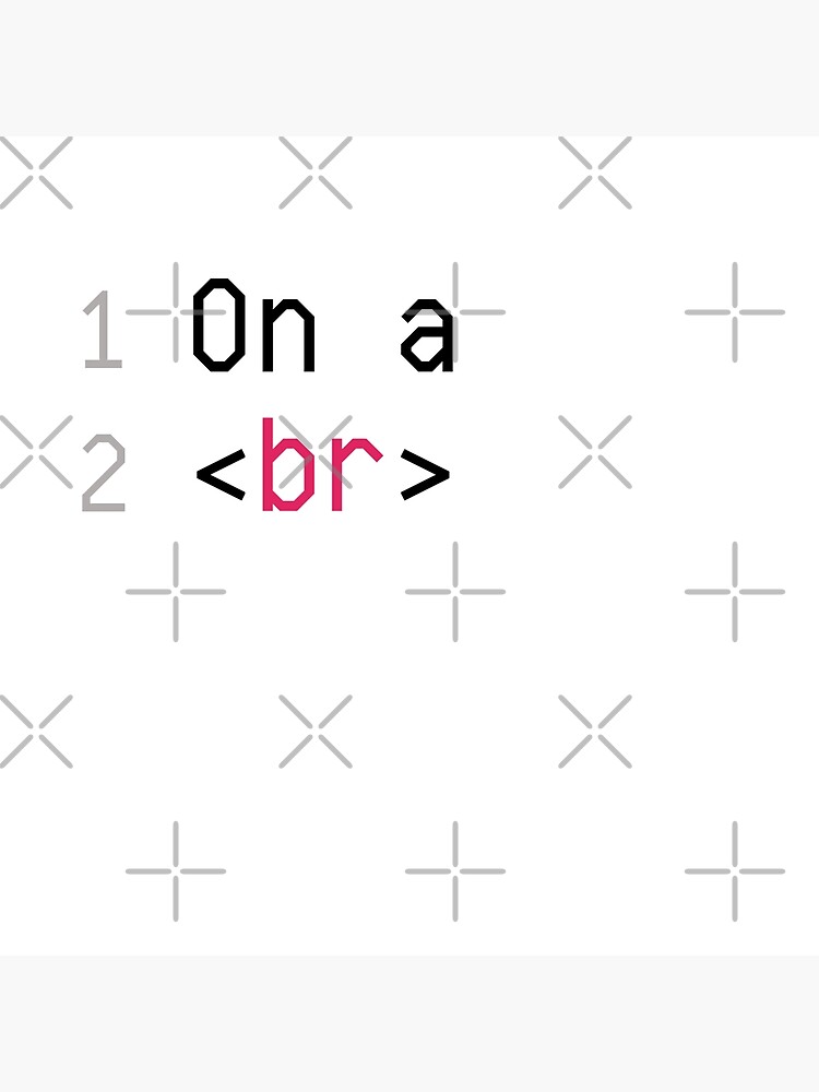 "On a break - HTML tag" Poster for Sale by mstfcntrk | Redbubble