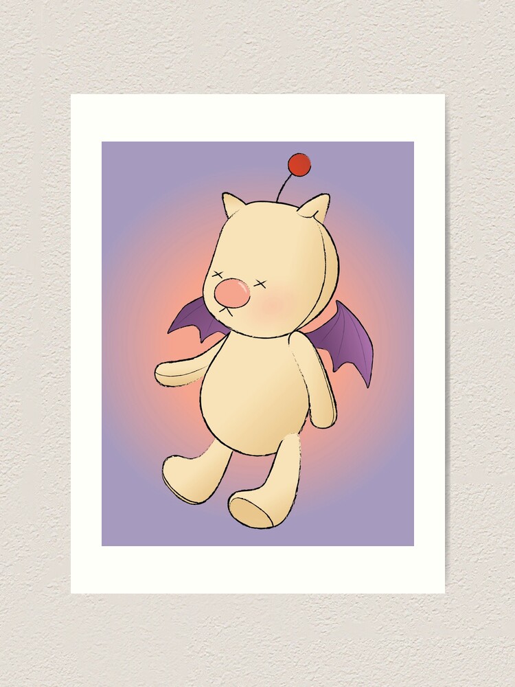 "Moogle" Art Print for Sale by kikicrafty | Redbubble