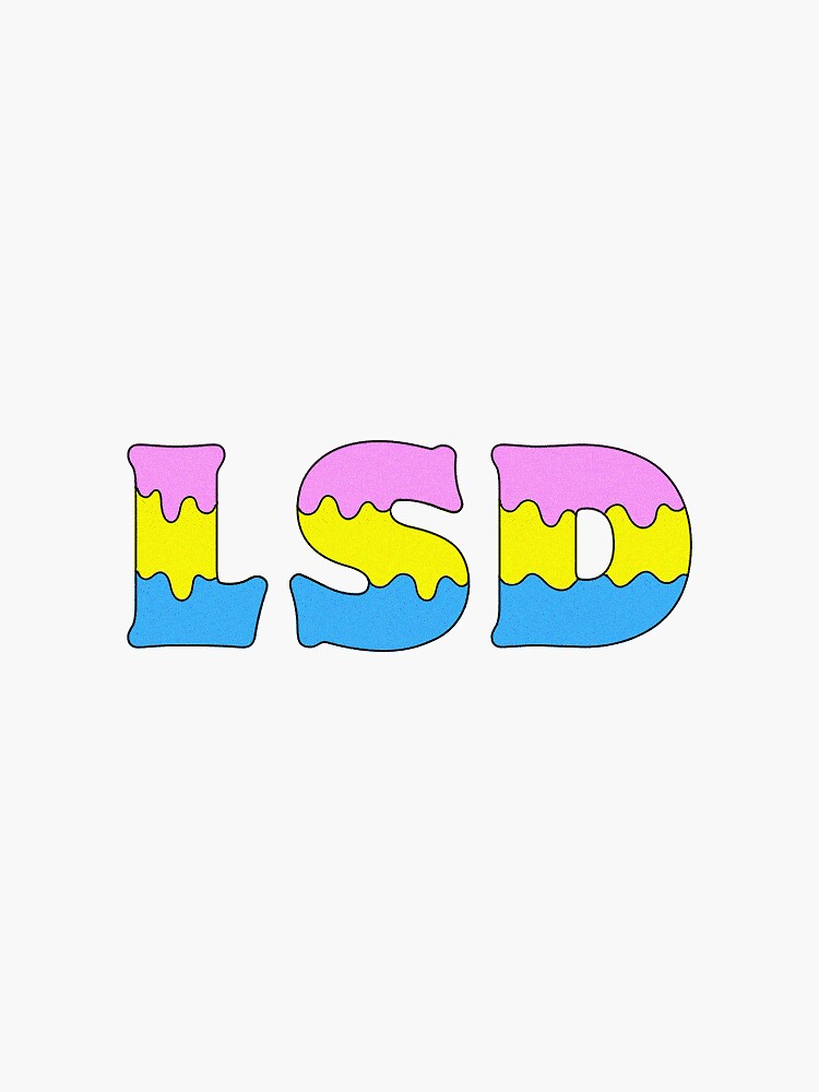 "LSD labrinth sia diplo album" Sticker for Sale by francieheid | Redbubble