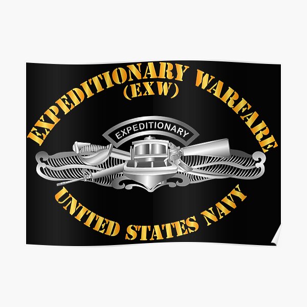 "Navy - Expeditionary Warfare - EXW" Poster by twix123844 | Redbubble