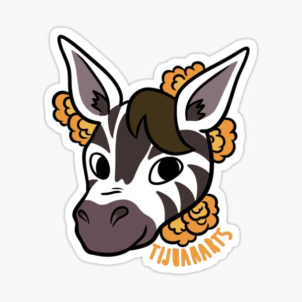 Pegatina «Burro-cebra (Welcome to Tijuana)» de Mahi-Mizuki | Redbubble