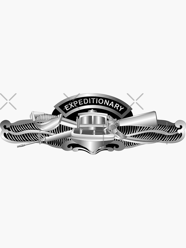 "Navy - Expeditionary Warfare - EXW wo Txt" Sticker for Sale by ...