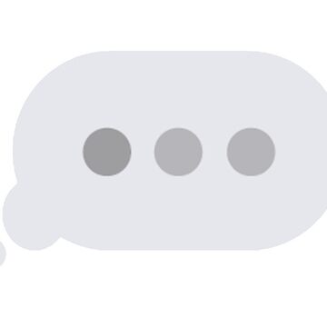 "iMessage Typing Bubble..." Art Board Print for Sale by Daryl Perry ...