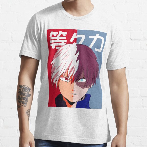 "Todoroki Shoto" T-shirt for Sale by Akolytus | Redbubble | todoroki t ...