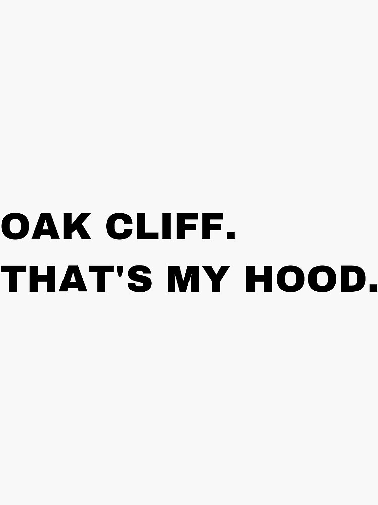 "oak cliff" Sticker for Sale by catrosas | Redbubble