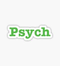 Psych: Stickers | Redbubble