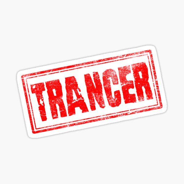 "Trancer (Vintage Stamp)" Sticker for Sale by SassyClassyMe | Redbubble