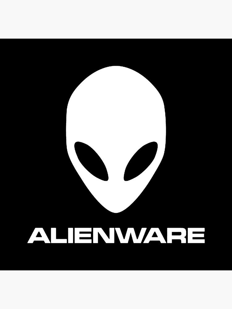 "Alienware Dell Gaming logo White" Photographic Print for Sale by ...