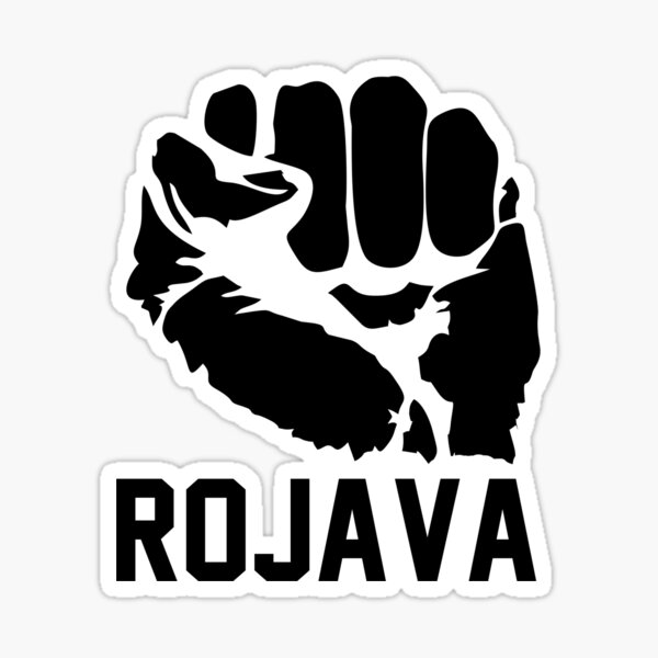 "Rojava" Sticker for Sale by DesignDS | Redbubble