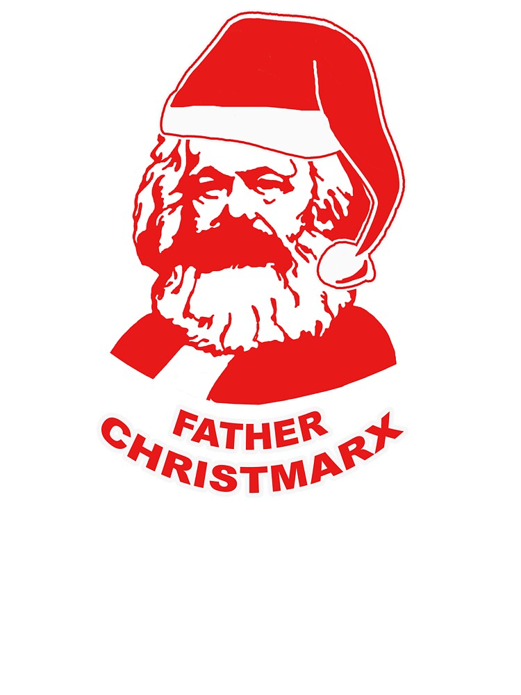 "Father Christmarx- Santa Claus karl Marx" Kids T-Shirt for Sale by ...