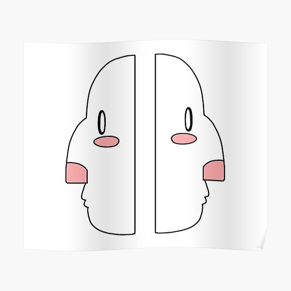 "Two face" Poster by ArtomalyArt | Redbubble