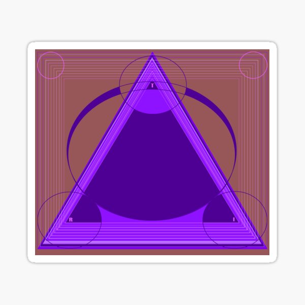 "TRI" Sticker by Ovahill | Redbubble