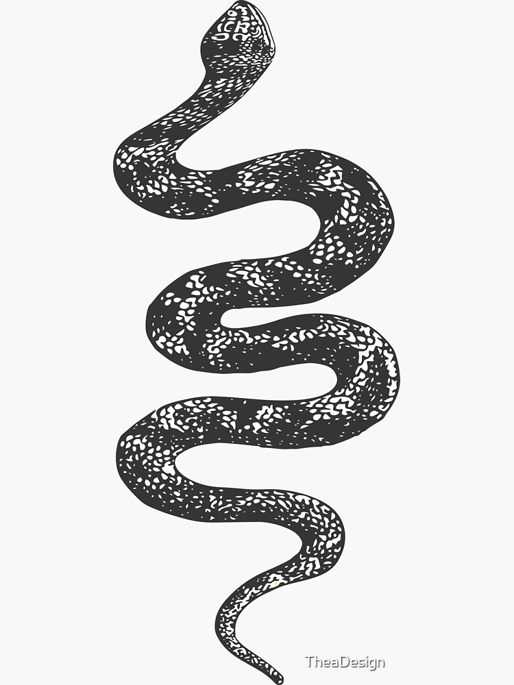 "Snake" Sticker for Sale by TheaDesign | Redbubble