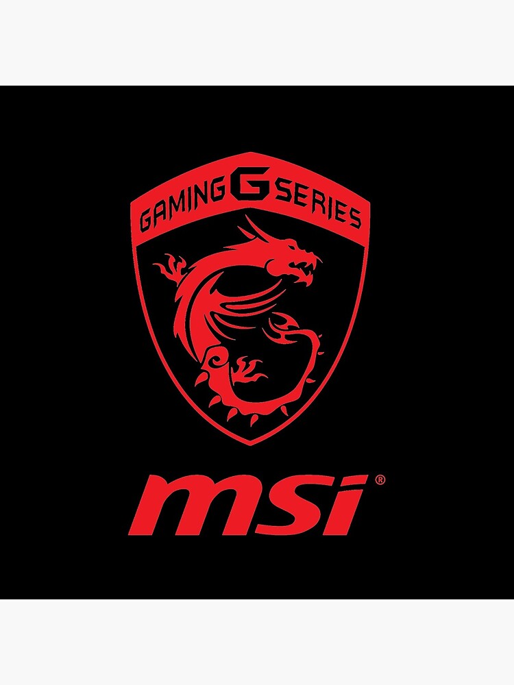"MSI Gaming Series Transparent Logo red" Coasters (Set of 4) for Sale ...