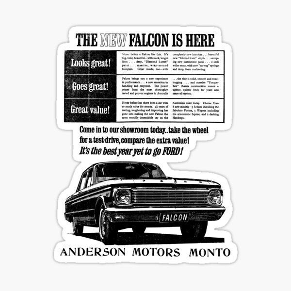 Ford Falcon Stickers | Redbubble