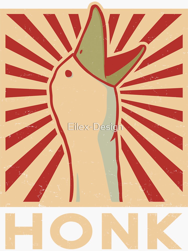 "HONK" Sticker by Eilex-Design | Redbubble