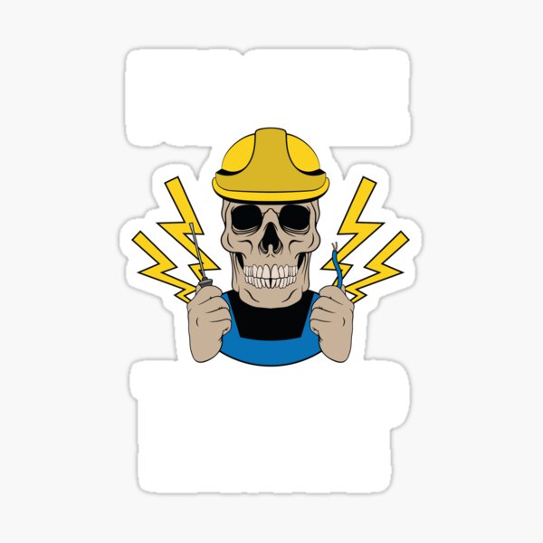 "Funny Electrician Gift for Electrical Engineer" Sticker for Sale by ...