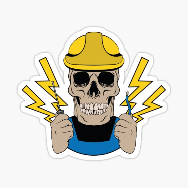 "Electrician Gift Electrical Engineer Electricity" Sticker for Sale by ...