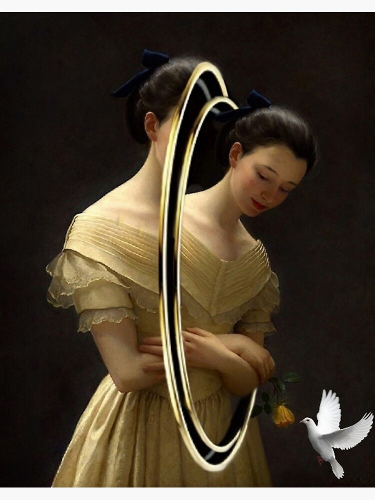 "THROUGH THE MIRROR" Art Board Print by Welderwings | Redbubble