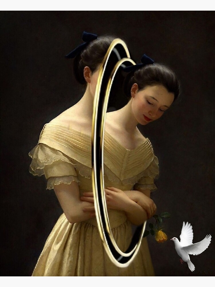 "THROUGH THE MIRROR" Framed Art Print for Sale by Welderwings | Redbubble
