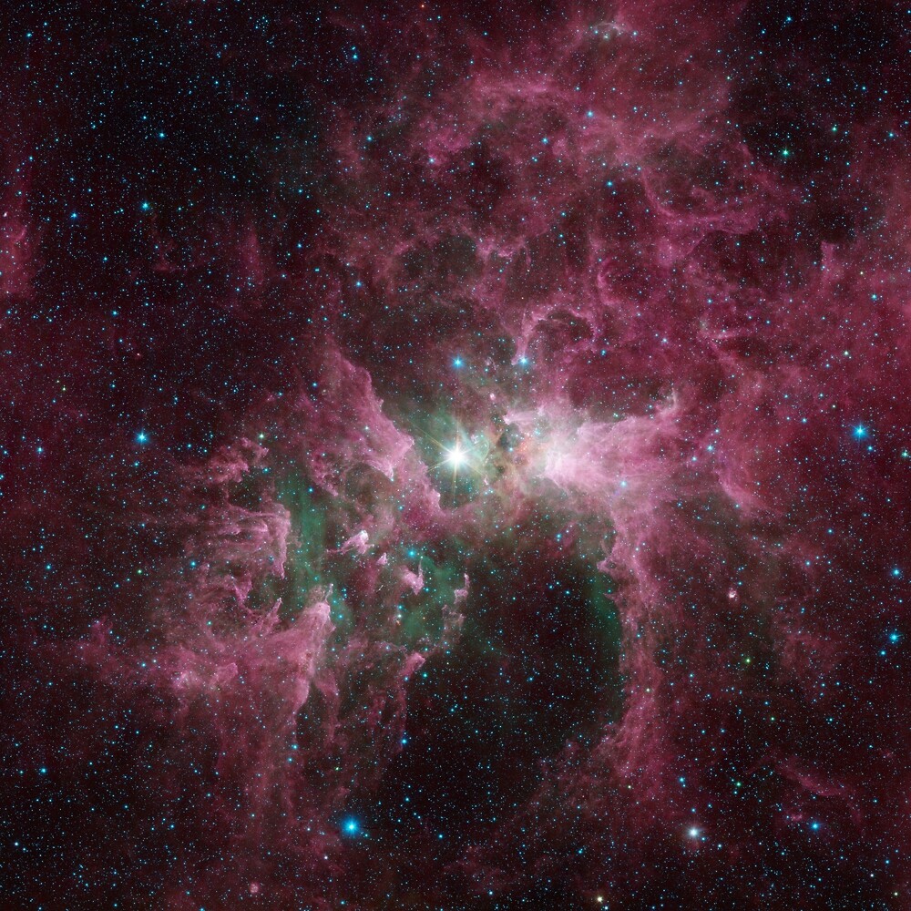 "Carina Nebula Center Clouds of Eta Carinae PIA17257 NASA Astronomy ...